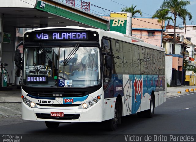 Auto Viação 1001 RJ 108.010 em Niterói por Victor de Brito Paredes - ID ...