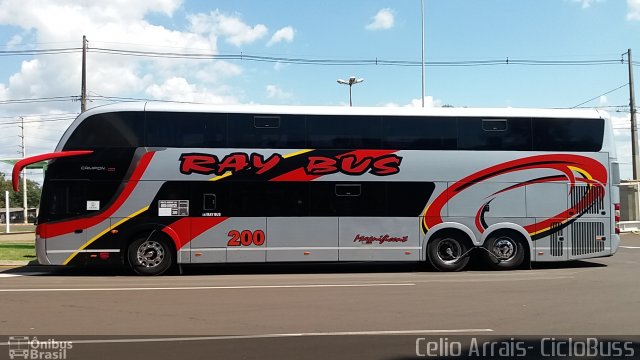 Ray Bus 200 em Foz do Iguaçu por Celio Arrais - ID:5729563 - Ônibus Brasil