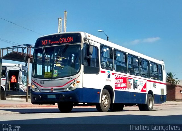 CUTCSA - Companhia Uruguaia de Transporte Coletivo 308 em Chuí por ...